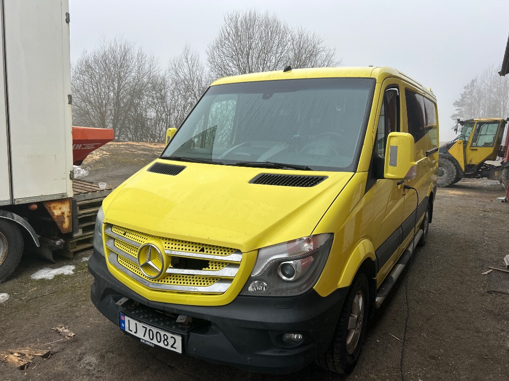 2017 Personbil 4 seter MERCEDES-BENZ Sprinter 319/37 KA AM EU-Godkjent ...